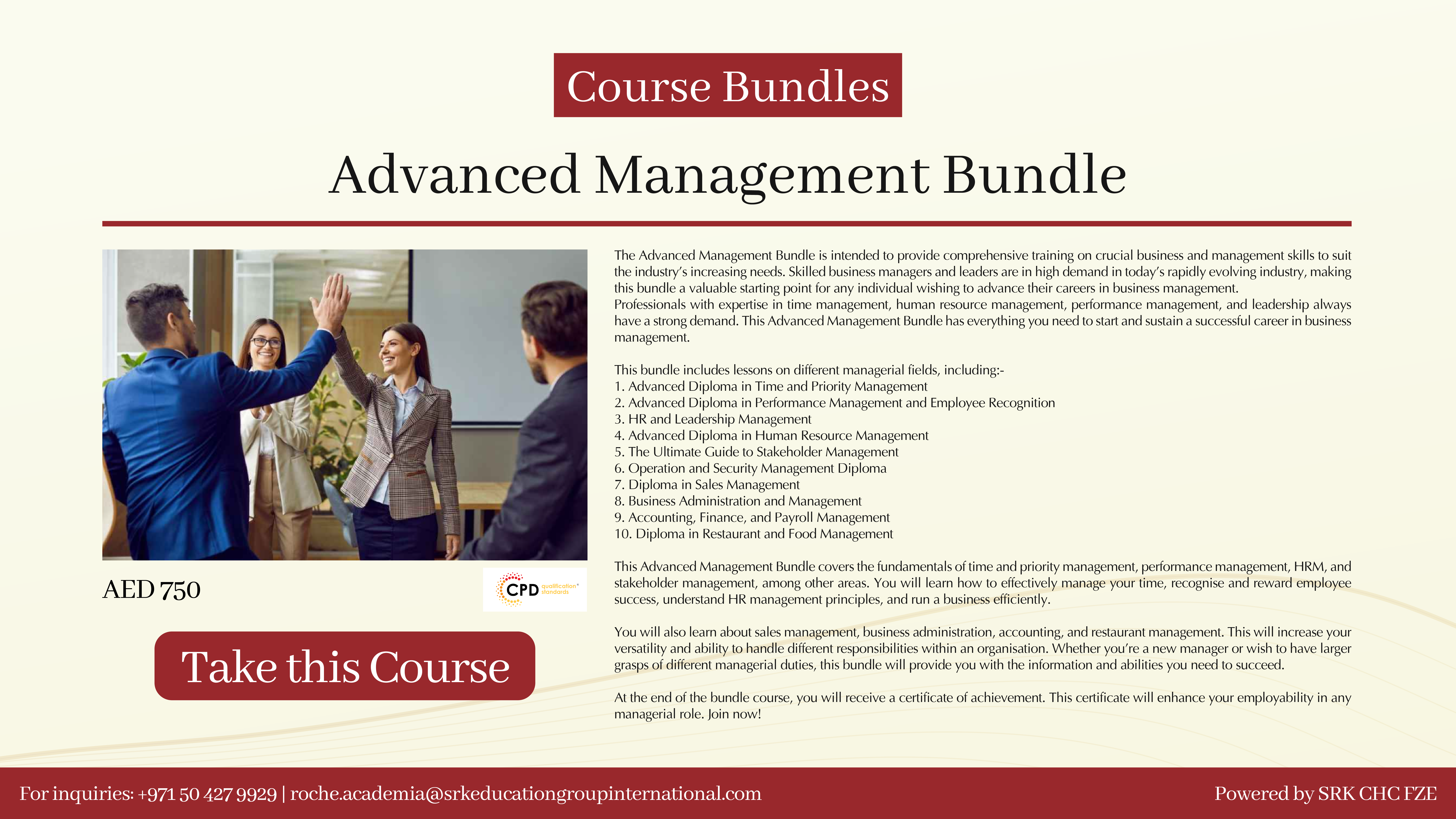 Advanced Management Bundle – SRK International Group